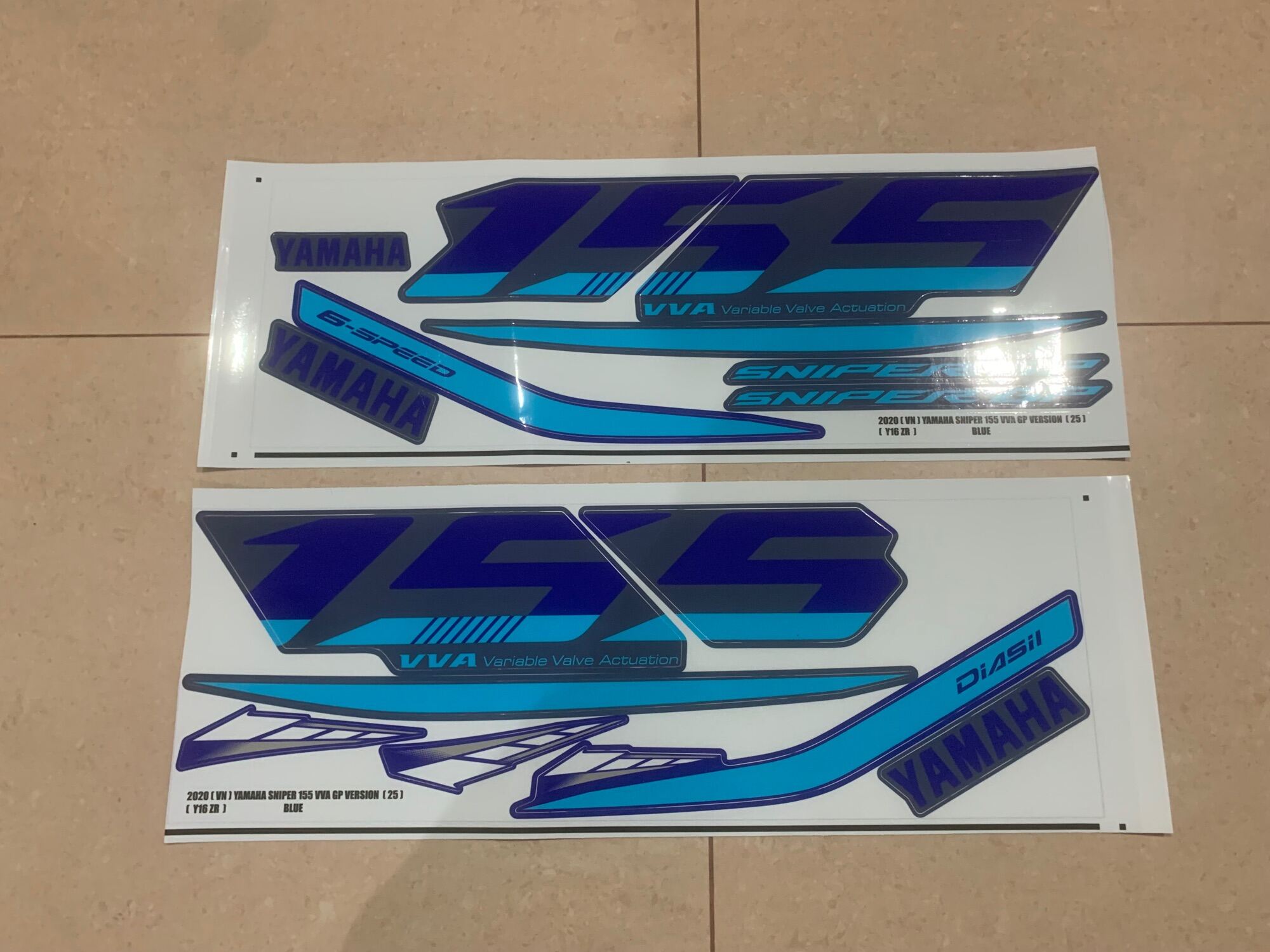 Y16 Y16ZR EXCITER 155 GP VVA Version ( 2 ) 2020 Body Cover Set Stripe ...
