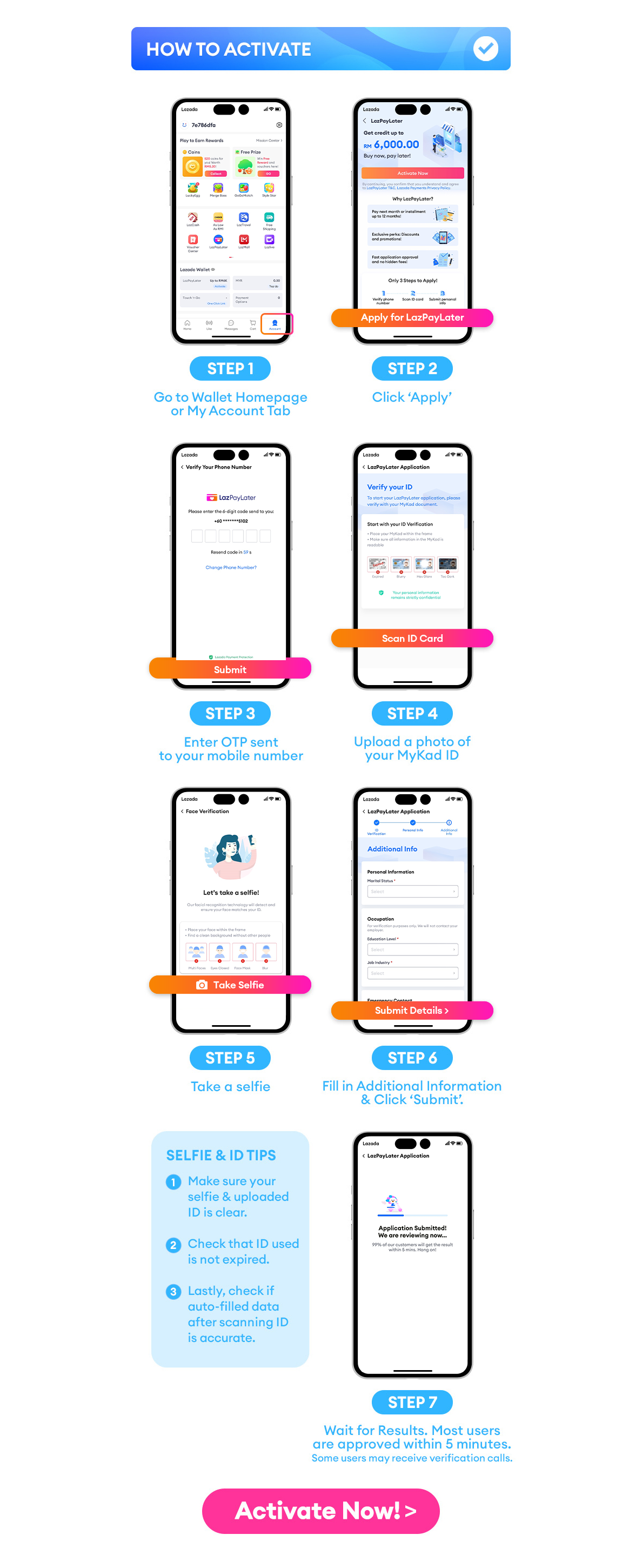 LazPayLater - Application | Lazada