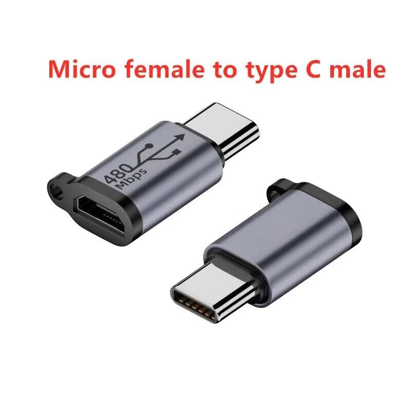 TypeC Female to Mini USB/Type C Female to Micro USB/Micro USB Female to ...