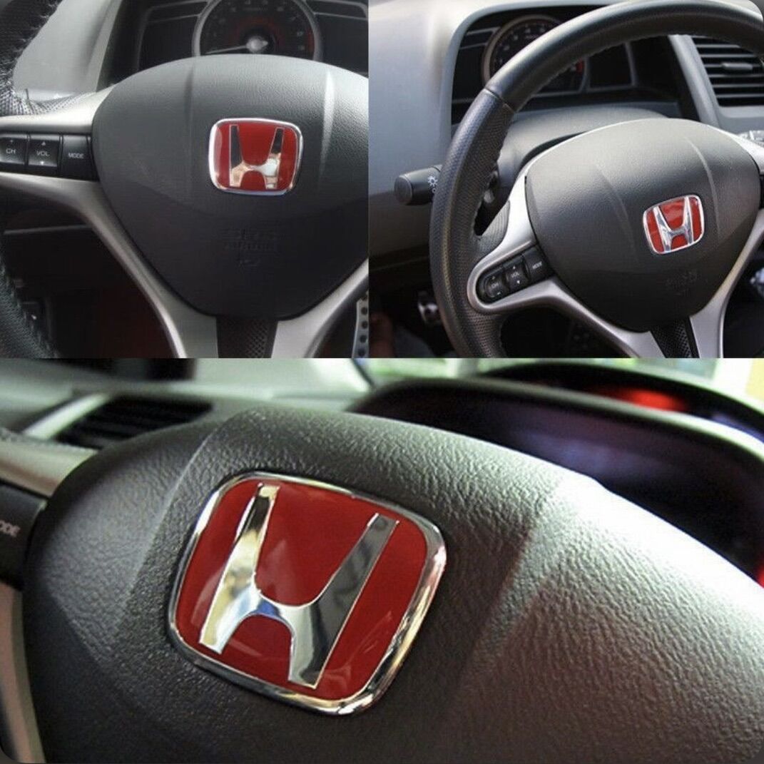 Honda H Emblem Red For Honda Civic FD HRV City | Lazada