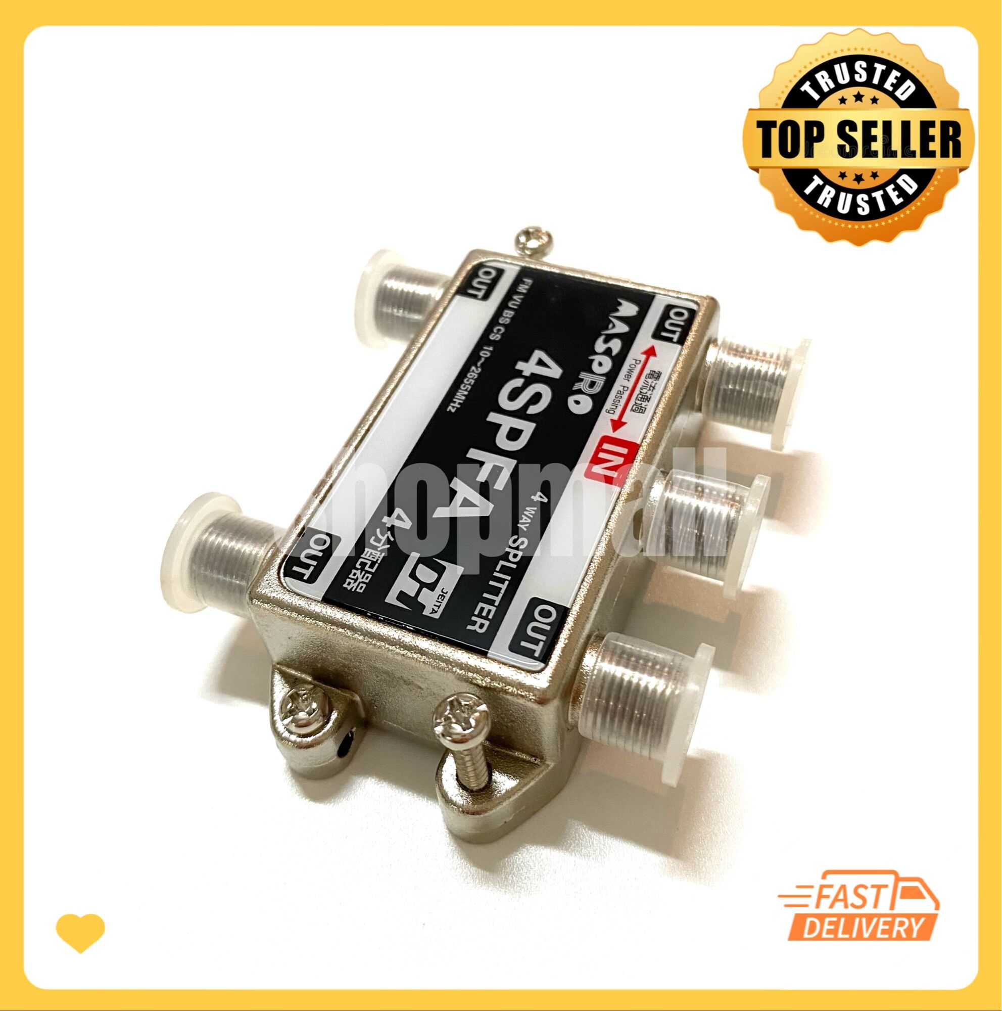 Antenna MASPRO CATV 4 way splitter 4SPFA | Lazada