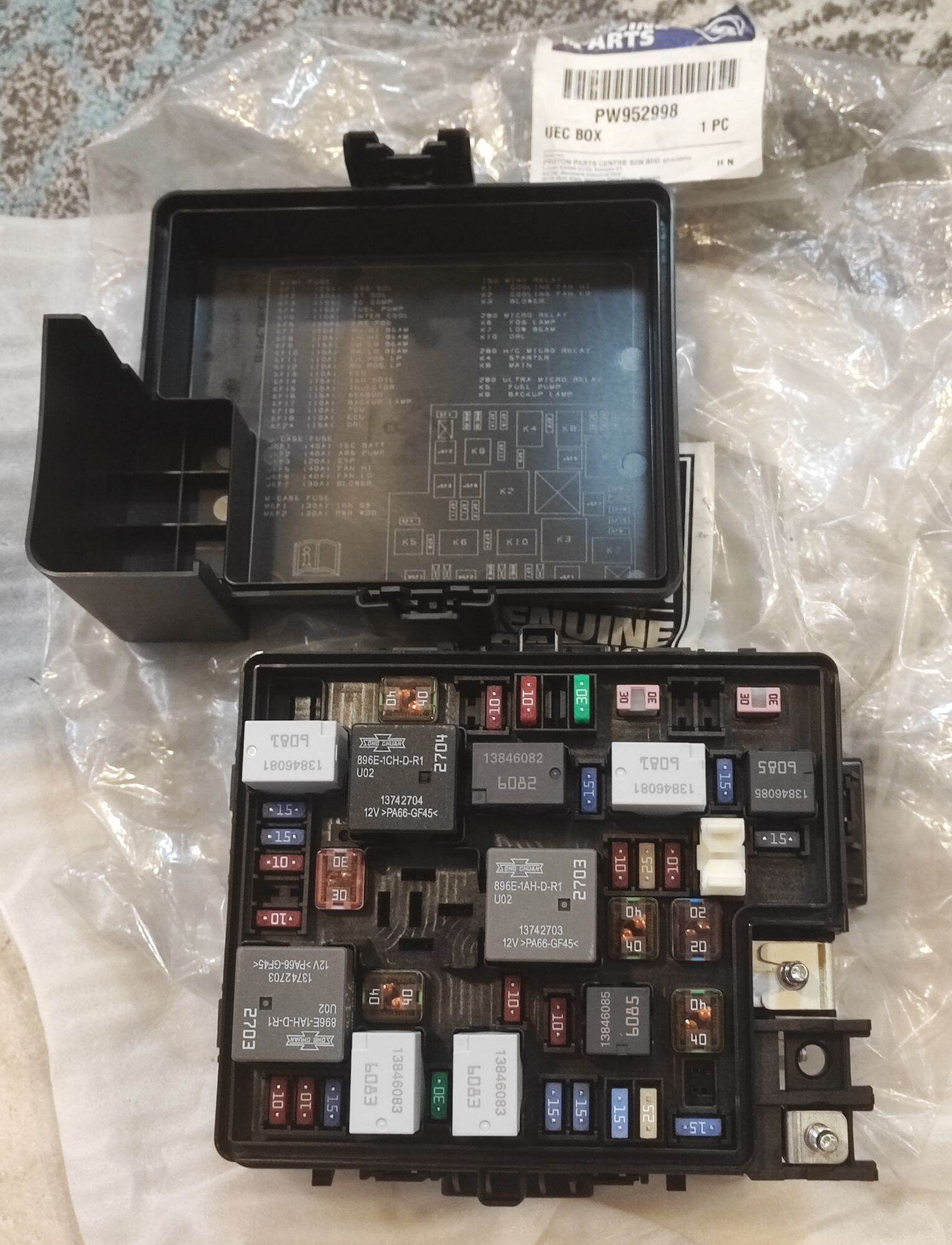 Proton Preve Fuse Box pw952998 Original | Lazada