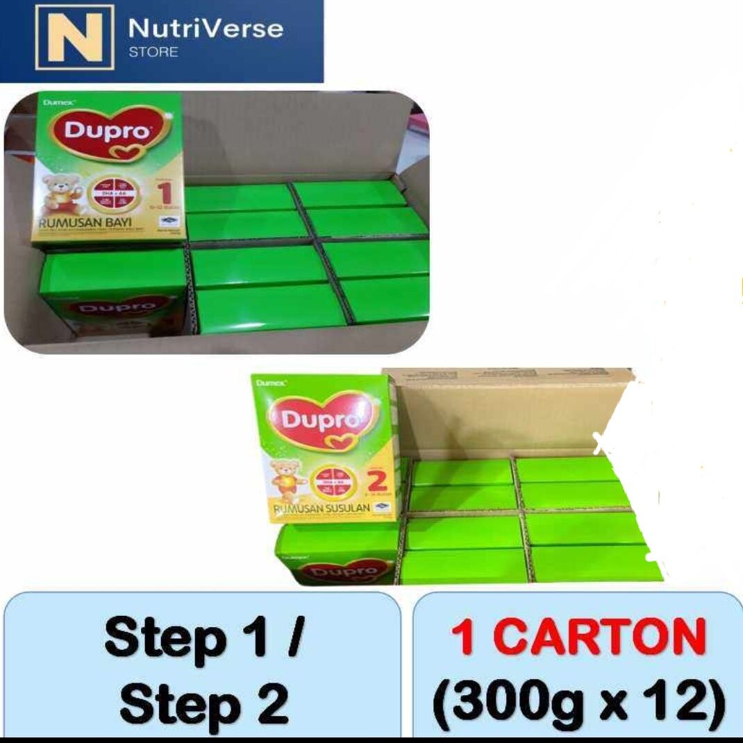 DUPRO Step 1 (1 CARTON) 300g x 12 boxes EXP 2025 | Lazada