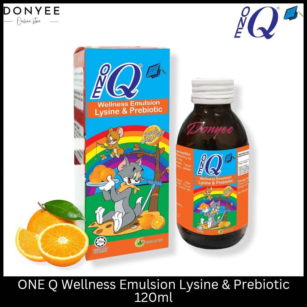 (CLEARANCE) ONE Q Wellness Emulsion Lysine & Prebiotic [E:9/2024 ...