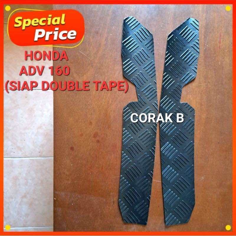 HONDA ADV 160 KARPET GETAH@RUBBER PEMIJAK KAKI (SIAP DOUBLE TAPE) | Lazada