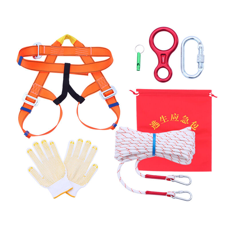 Outdoor Safety Rope Set Emergency High-rise Rescue Rope Fire Escape ...