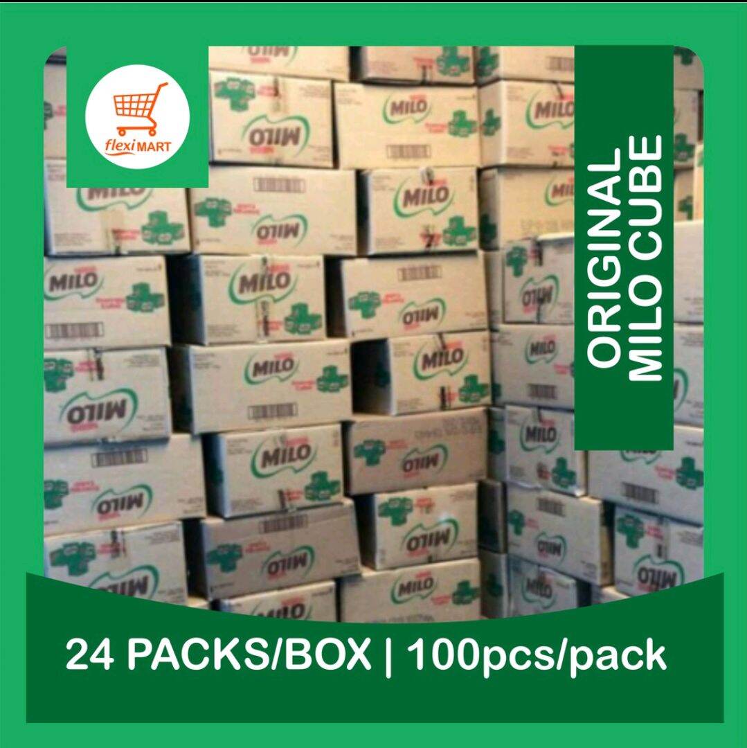 MILO CUBE 100pcs x 24 PACKS NESTLE Energy Cube | PROMO | READY STOCK ...