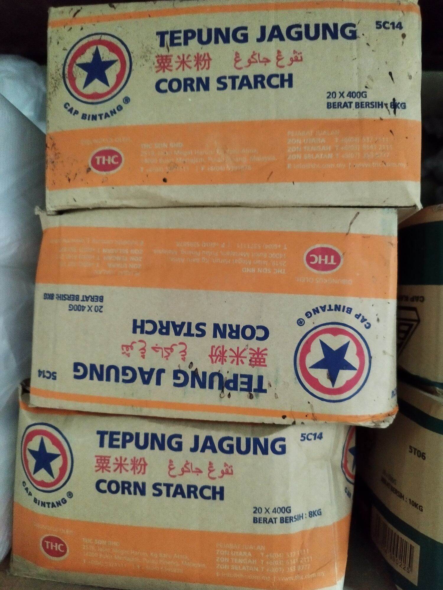 Tepung Jagung Cap Bintang / Corn Starch 400g (Carton) | Lazada