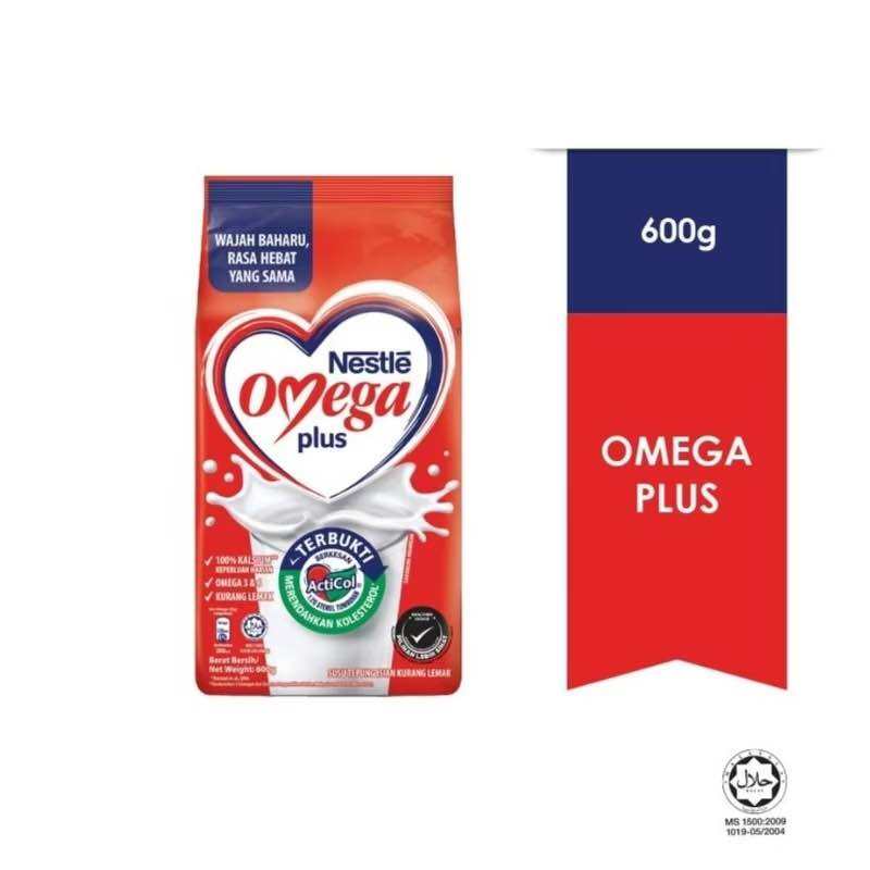 NESTLE OMEGA PLUS Milk Powder Softpack (600g) | Lazada