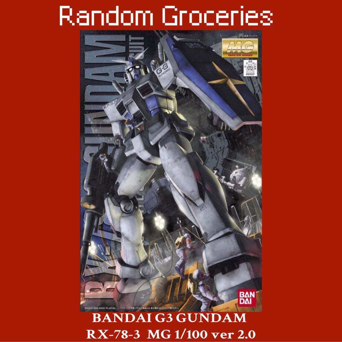 [Bandai] MG Gundam G3 Rx-78-3 Ver 2.0 Rx78 G3 | Lazada