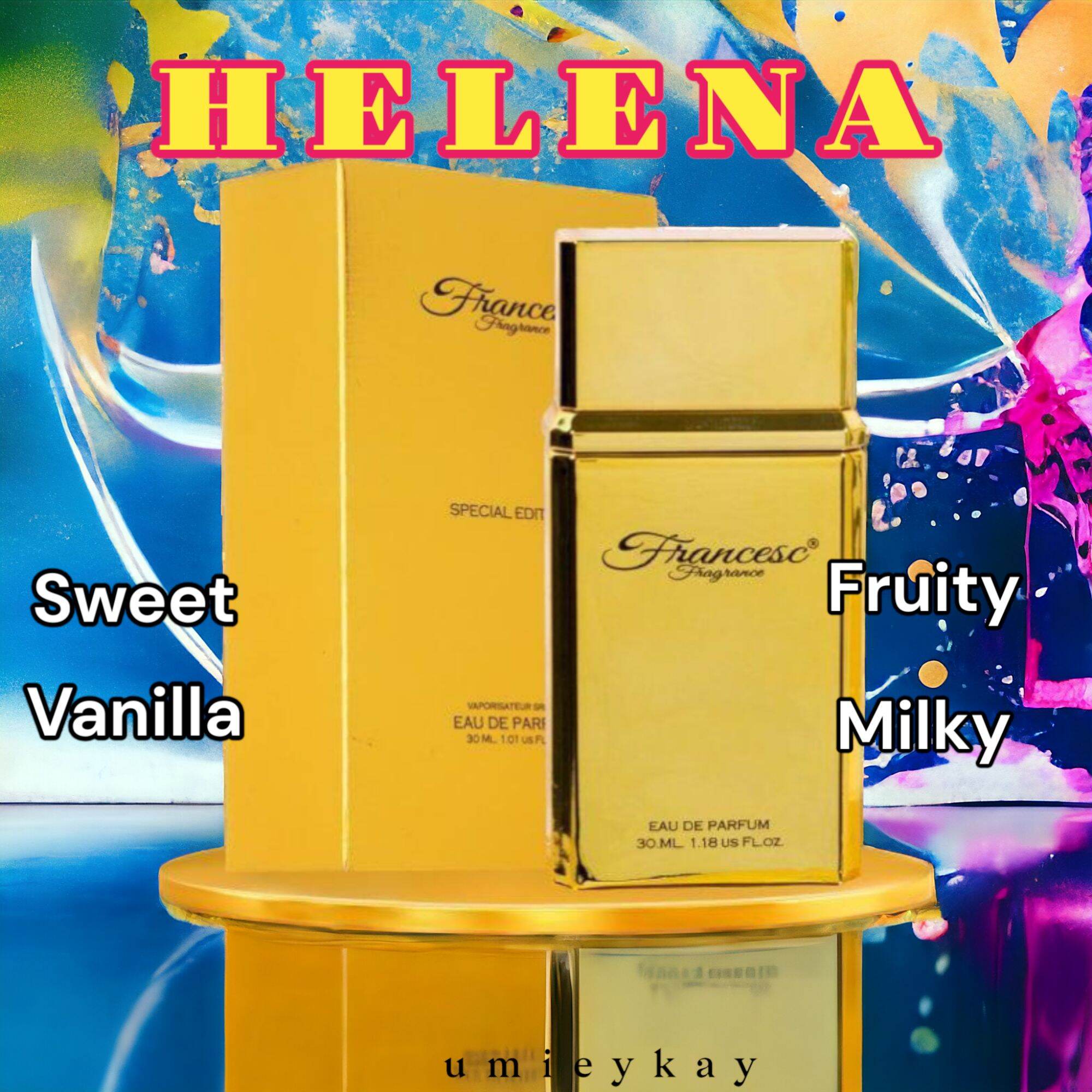 PERFUME HELENA | 24K GOLD PERFUME BY FRANCESC FRAGRANCE FOR HER LASTING ...
