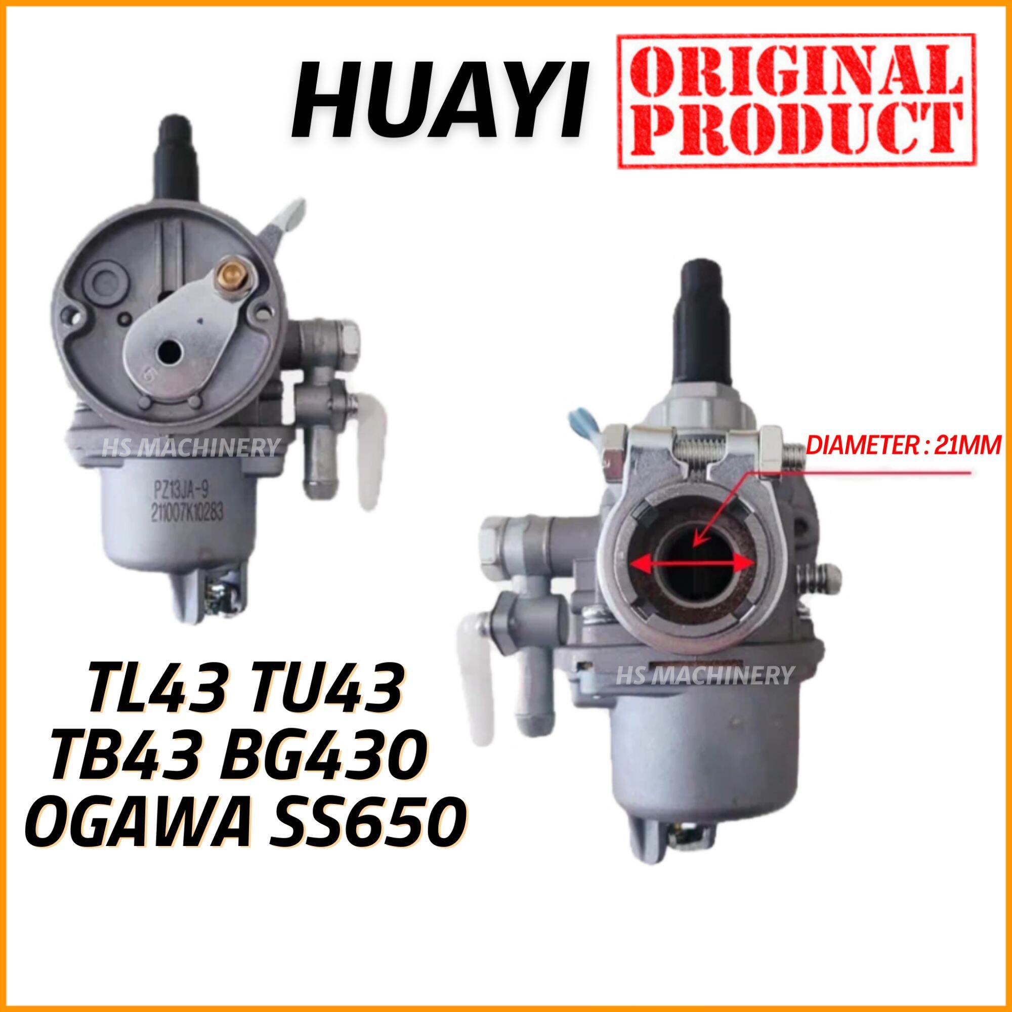 Original TL43 TU43 TB43 BG430 3WF-650 Grass Cutter Carburetor Mistblower Carburetor Mesin Pump ...