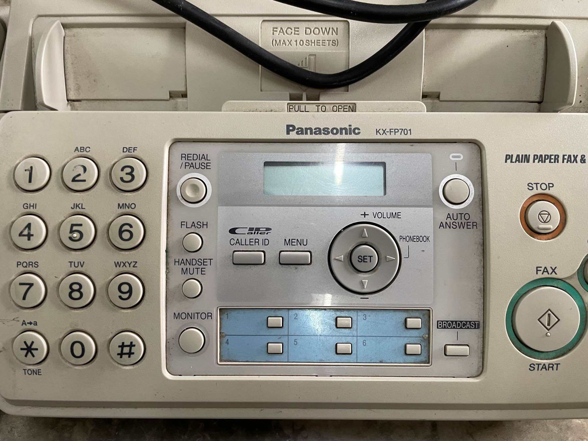 Panasonic KX FP 701 fax machine SECONDHAND | Lazada