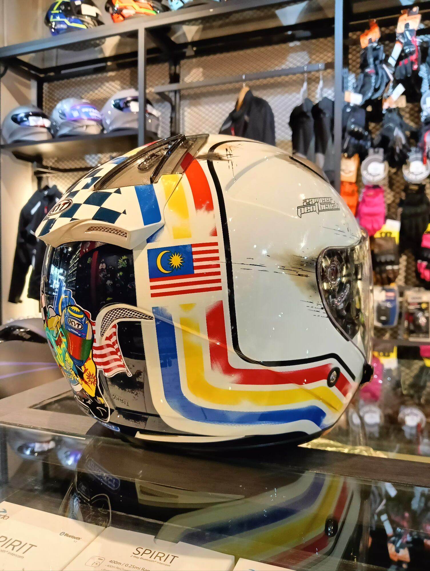 KYT Hellcat Merdeka 65 Open Face Helmet | Lazada