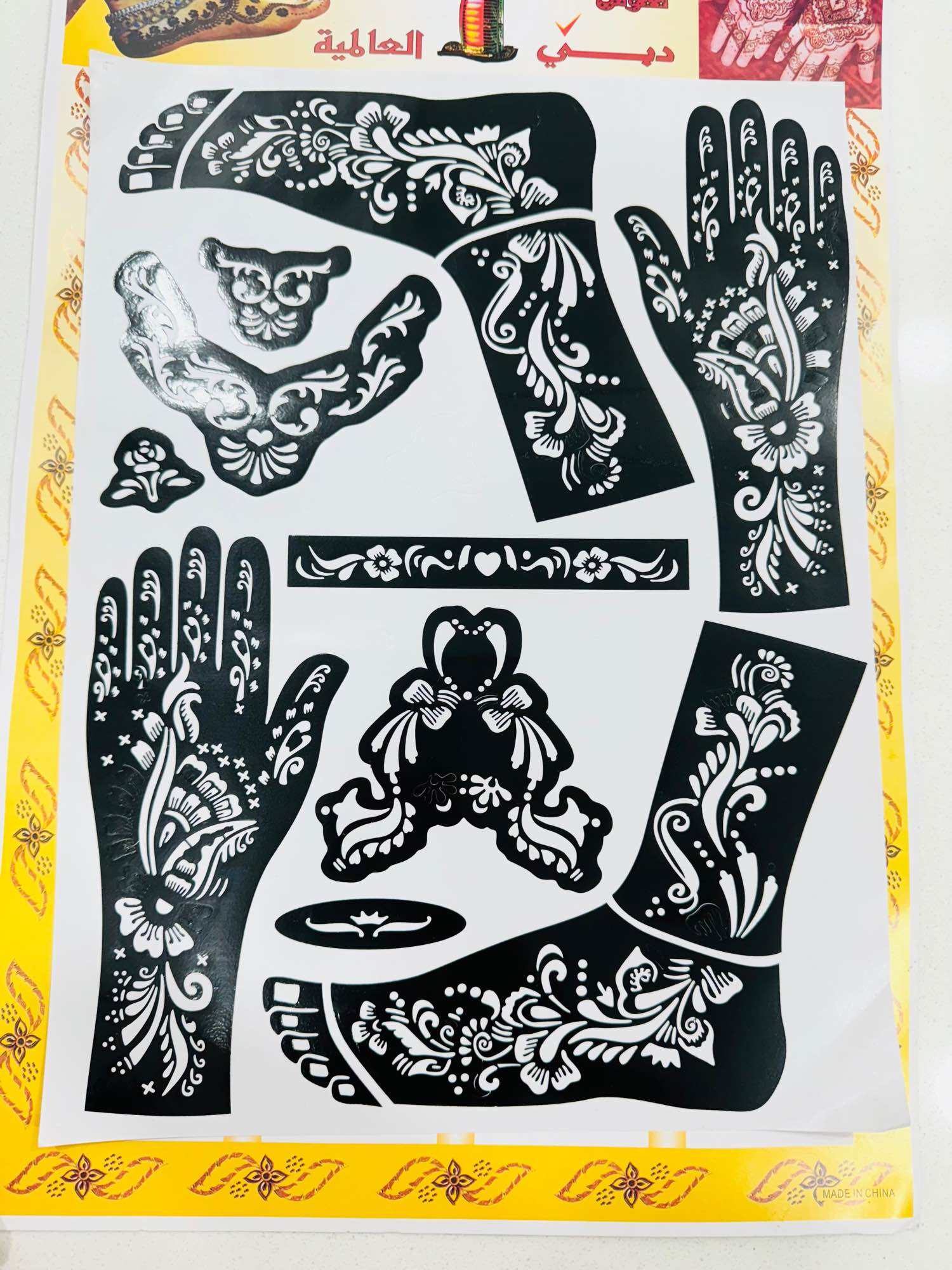 Sticker Inai Sticker Inai Celup/ Tangan/ Kaki/ Jari | Lazada