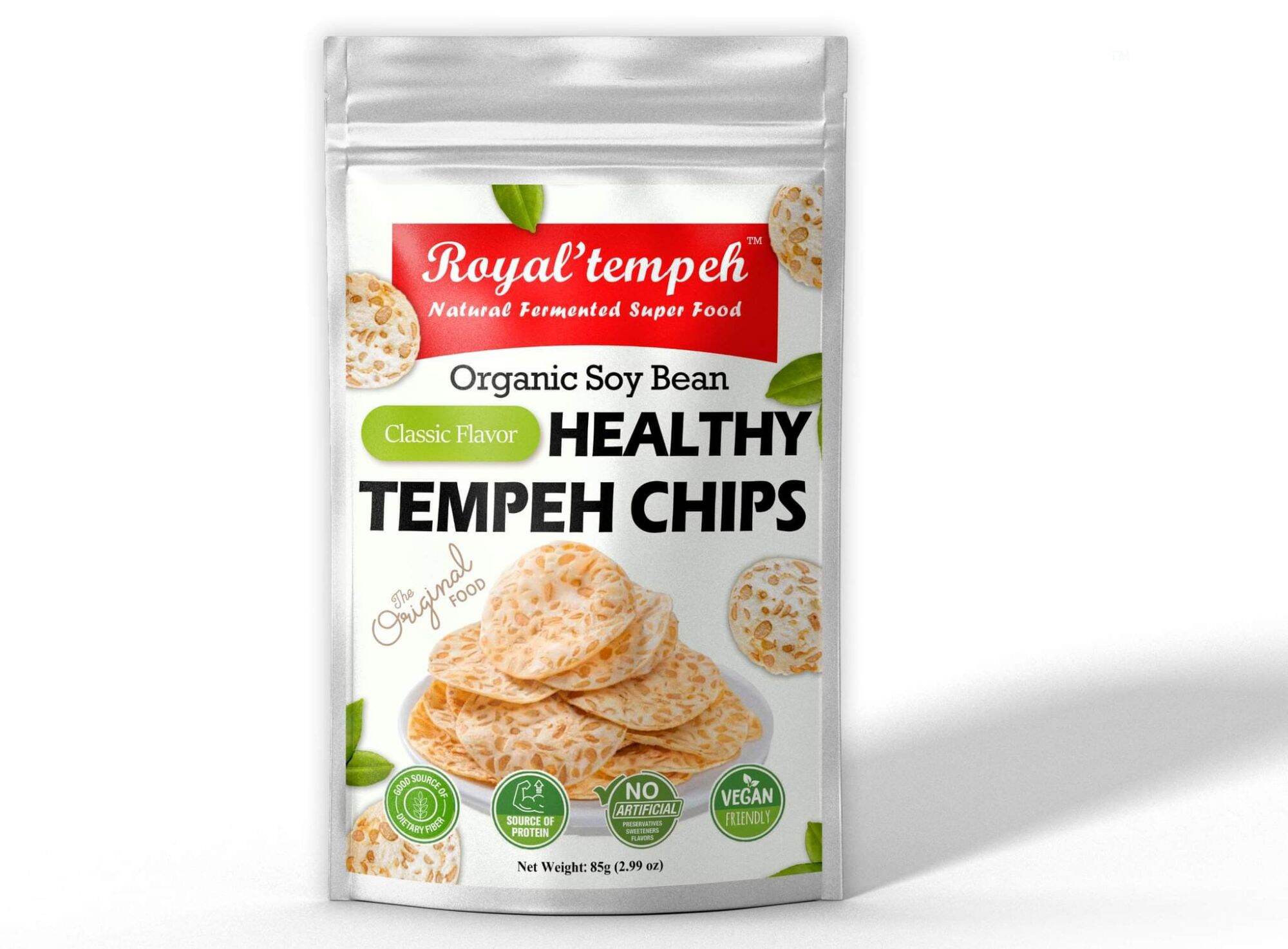Newly launched! Healthy Tempeh Chips made with ORGANIC Soy Bean ...
