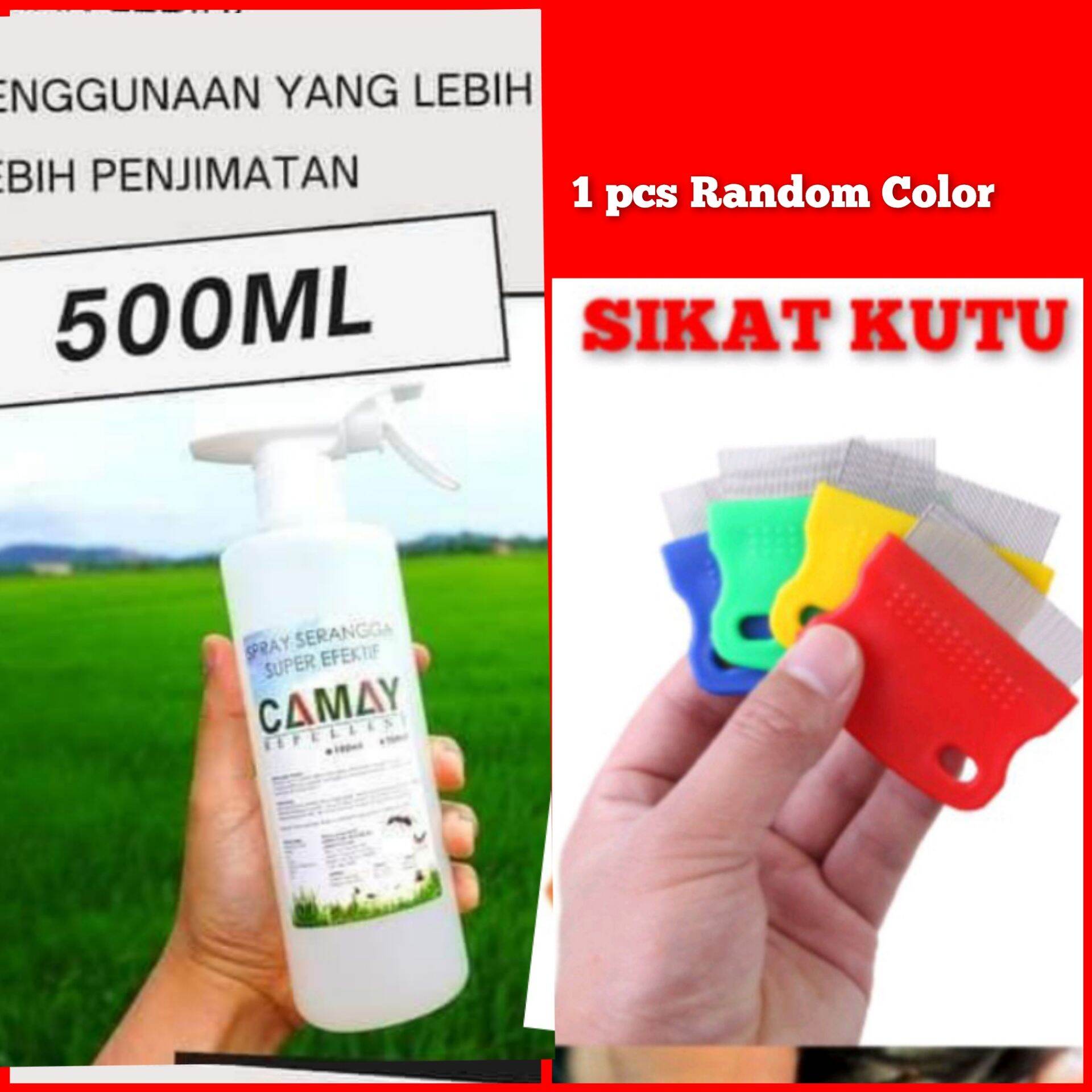 CAMAY REPELLENT HAPUS PEPIJAT, KUTU RAMBUT, SEMUT, LIPAS, KUTU HAIWAN ...