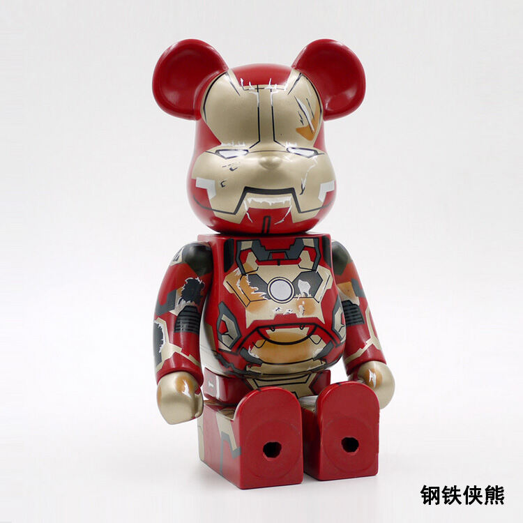 Bearbrick Violent Bear Decoration Building Blocks Bear Doll 400% Teddy ...