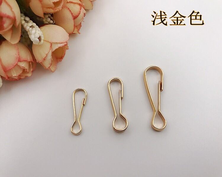 Hardware Iron Handmade DIY Pig Gallbladder Shaped Clip 8-Shaped Buckle ...