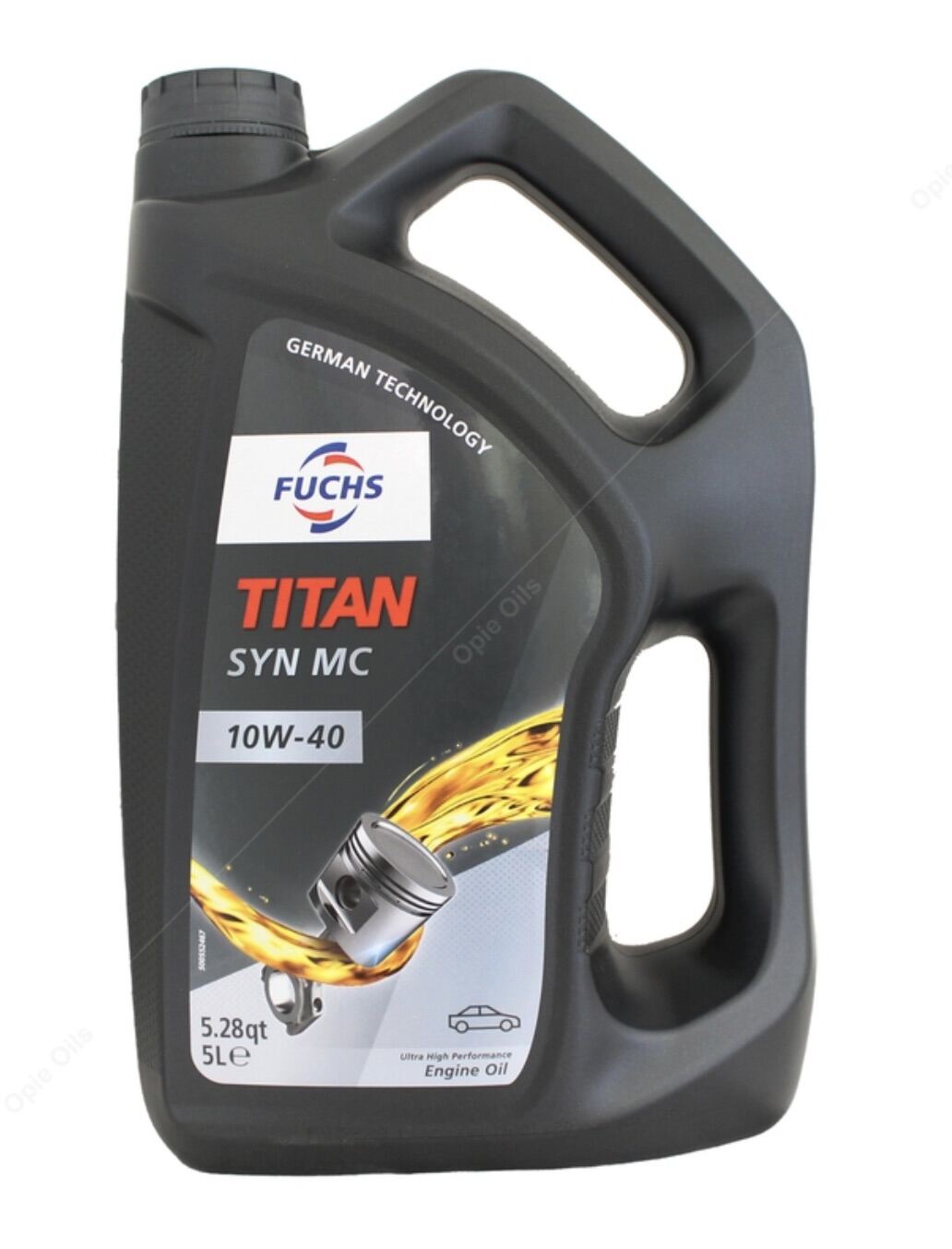 FUCHS TITAN SYN MC SAE 10W-40 SYNTHETIC BASED ENGINE OIL 5L | Lazada