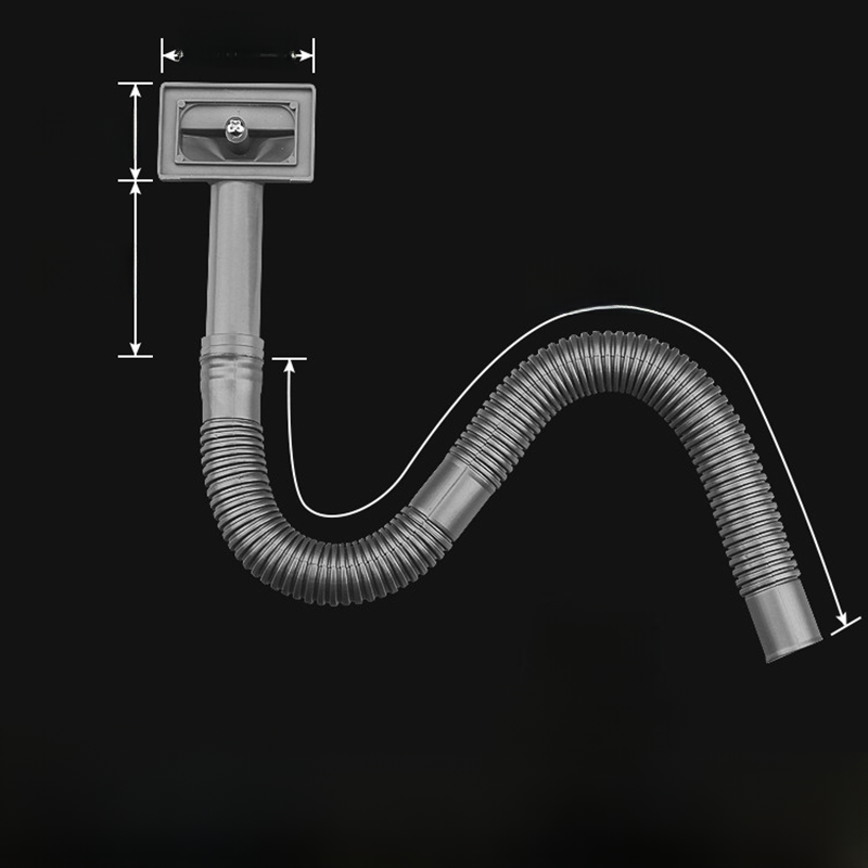 Kitchen Vegetable Basin Downcomer Pipe Fittings Water Tank Drainer ...