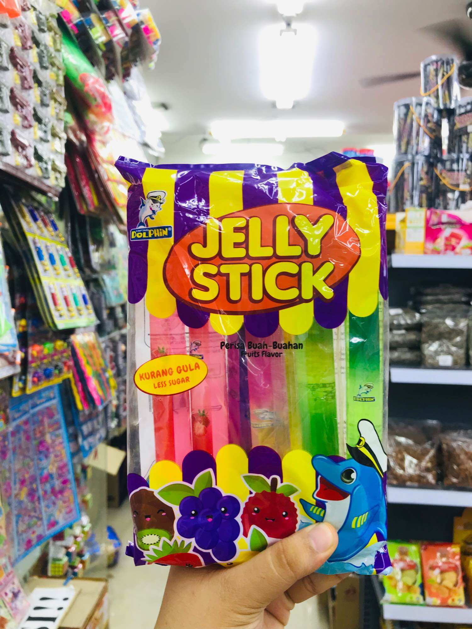 450G Dolphin Jelly Stick / Besbite Jelly Pudding / Yogo Snapz Nata De ...