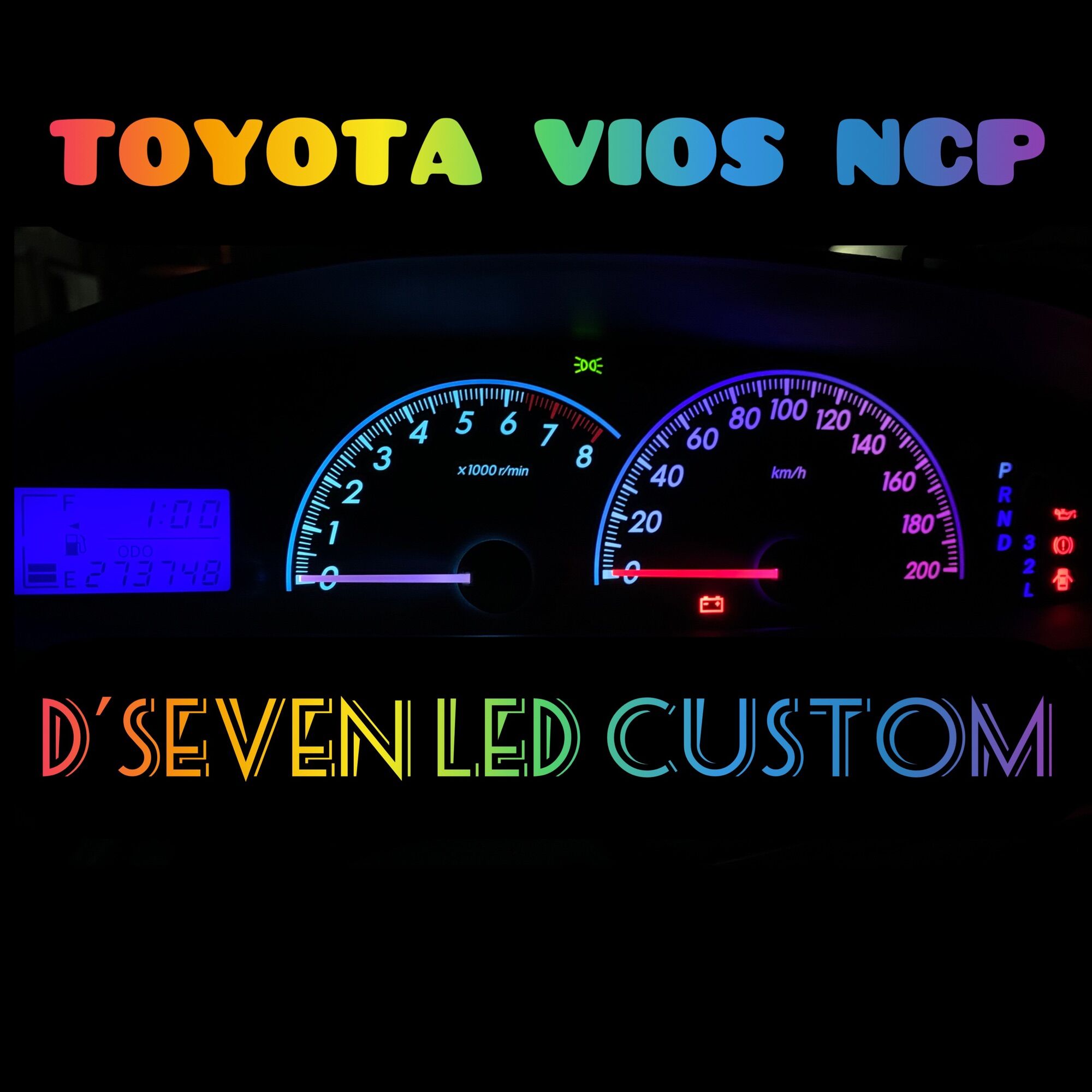 LED METER TOYOTA VIOS (1 SET) | Lazada