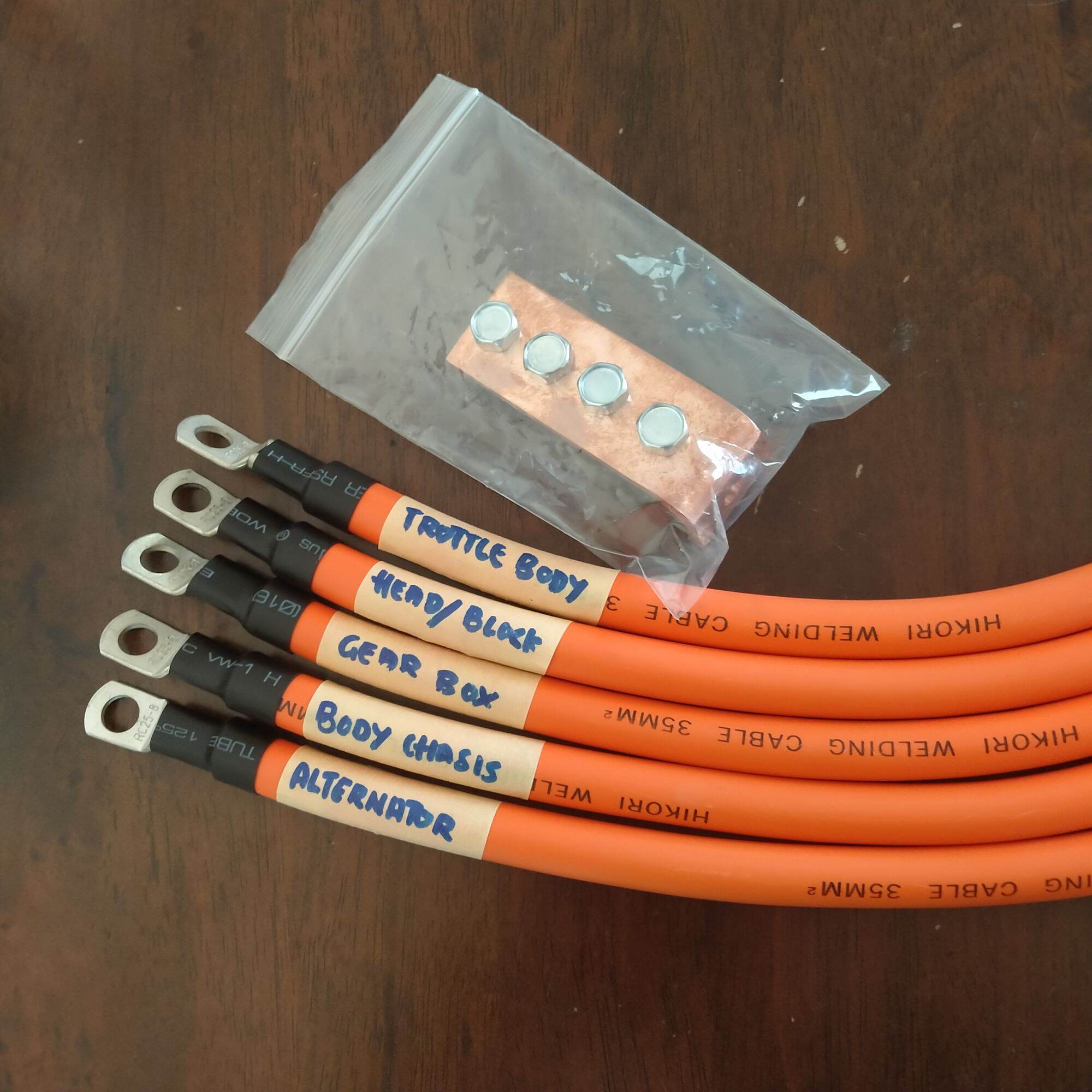 grounding cable kancil 300amp Oren 85% full copper 5/6 point | Lazada