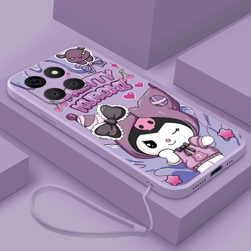 Honor 200 Smart Honor X7C Cute Kuromi Cover Durable Scratch Resistant ...