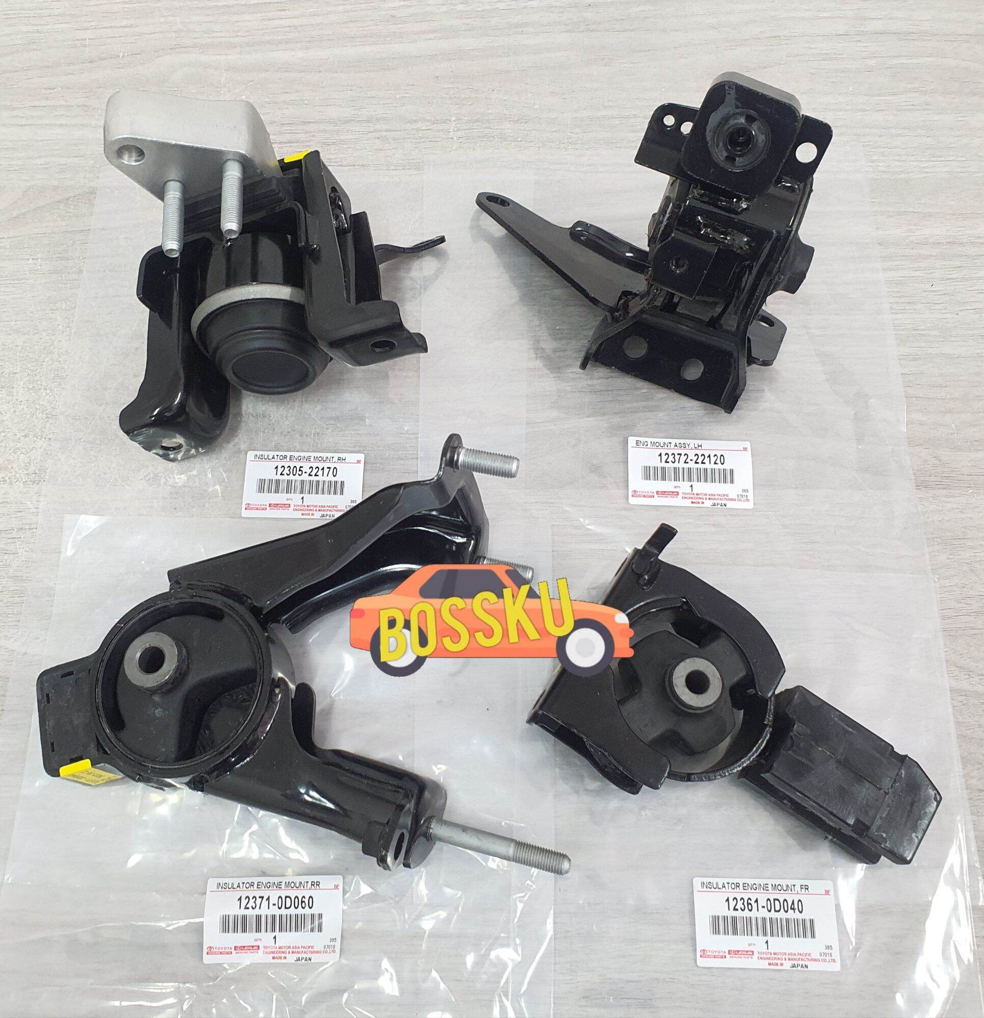 4 IN 1 SET - ENGINE MOUNTING - TOYOTA WISH ZNE10 1.8 2003-2008 | Lazada