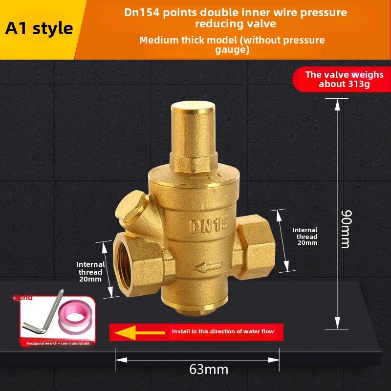 Bronze Household Water Pressure Reducing Valve Stability Precipitation ...