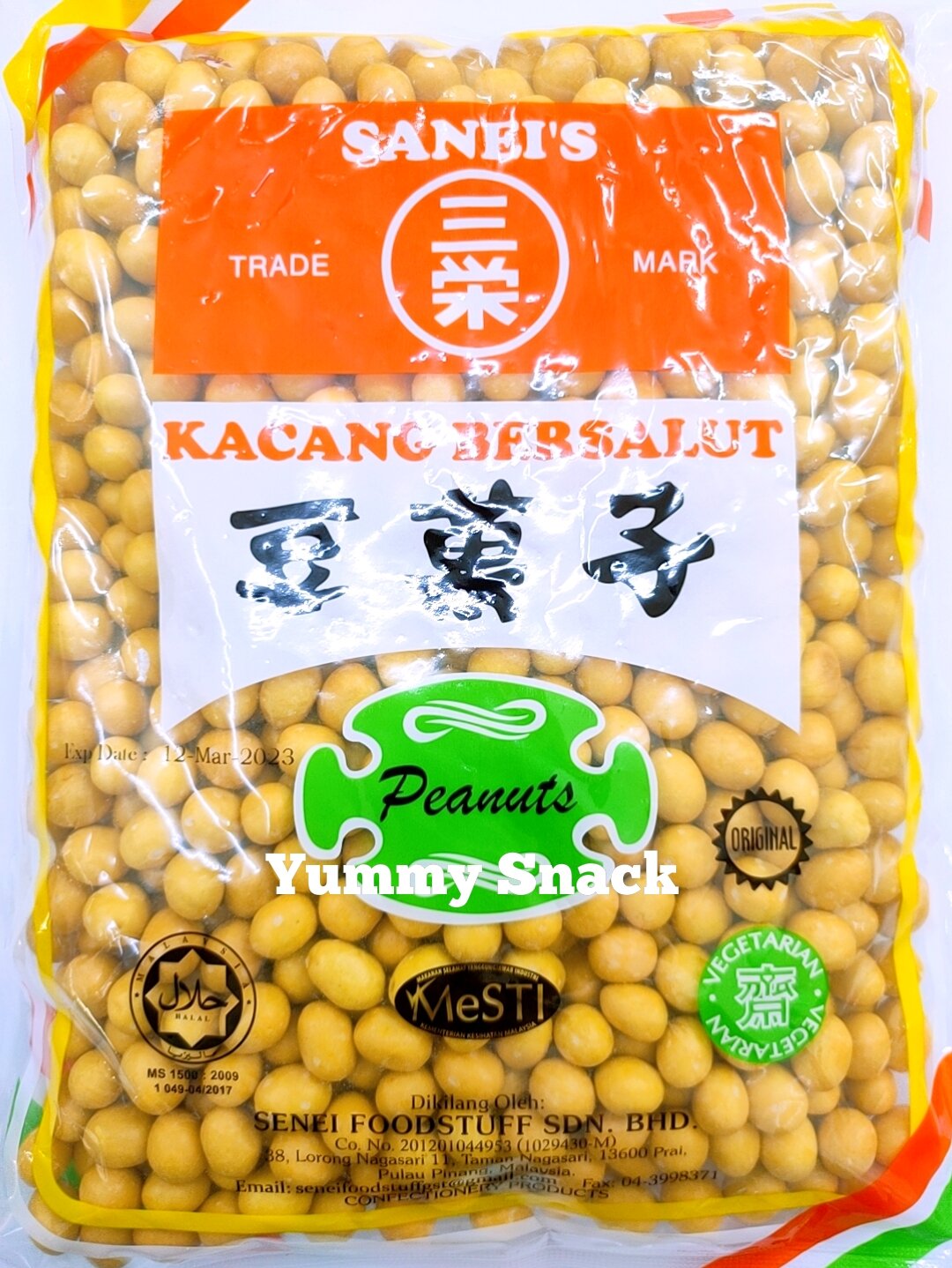 Sanei Kacang Bersalut / Kacang Soya 700g Halal Ready Stock | Lazada