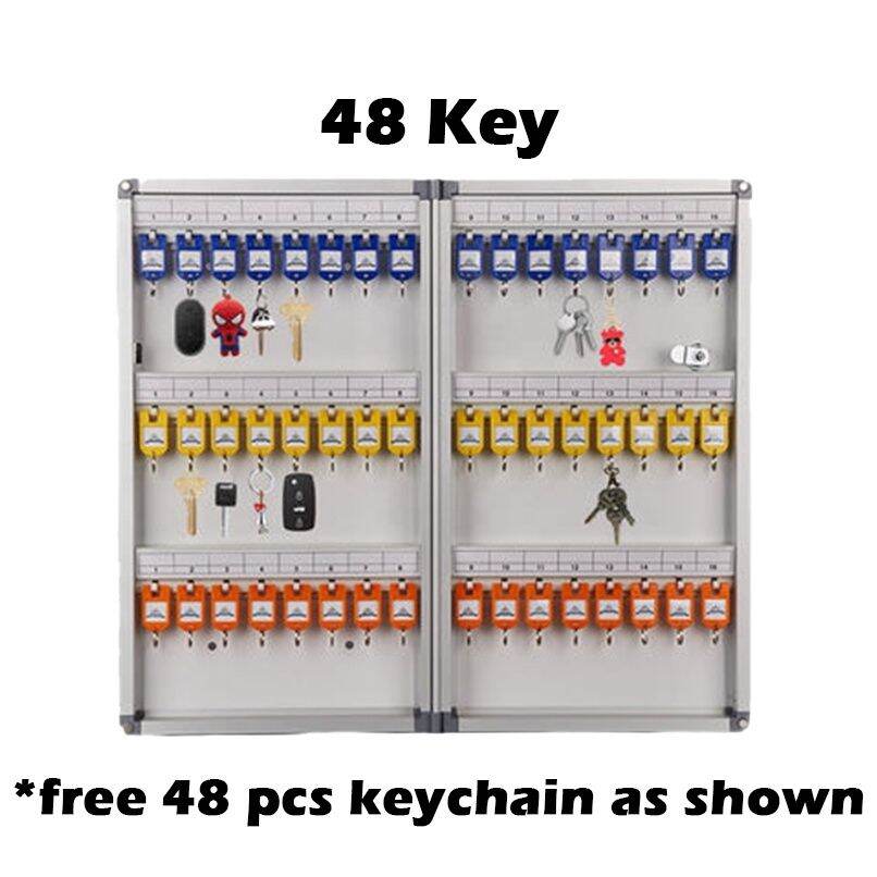 Wall Mount Key Lock box Key Cabinet for 120 Key Box 24 pcs Cabinet 48 ...