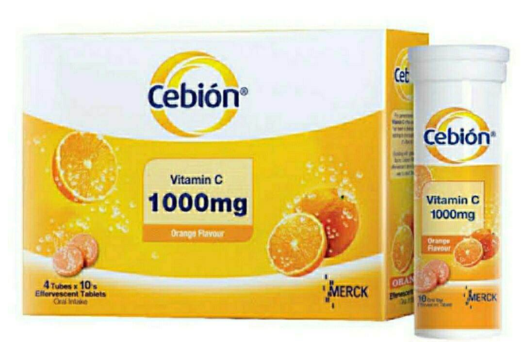 CEBION VITAMIN C 1000MG + CALCIUM VITAMIN SOLUBLE ( 1×10 TABLET ...