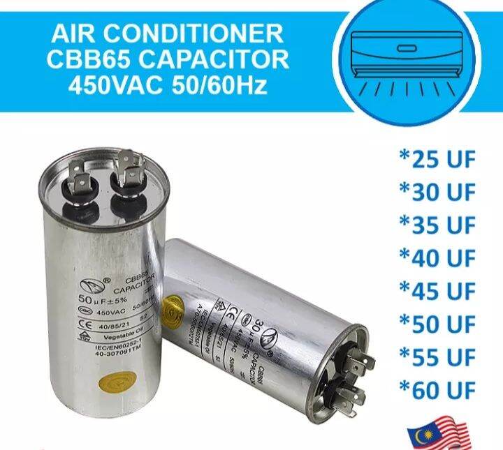 capacitor original gree Daikin York Panasonic midea all ac can use | Lazada