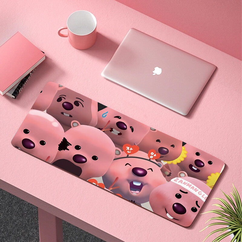 Loopy Little Beaver Mouse Pad Oversized Girl Office Desk Pad Computer ...
