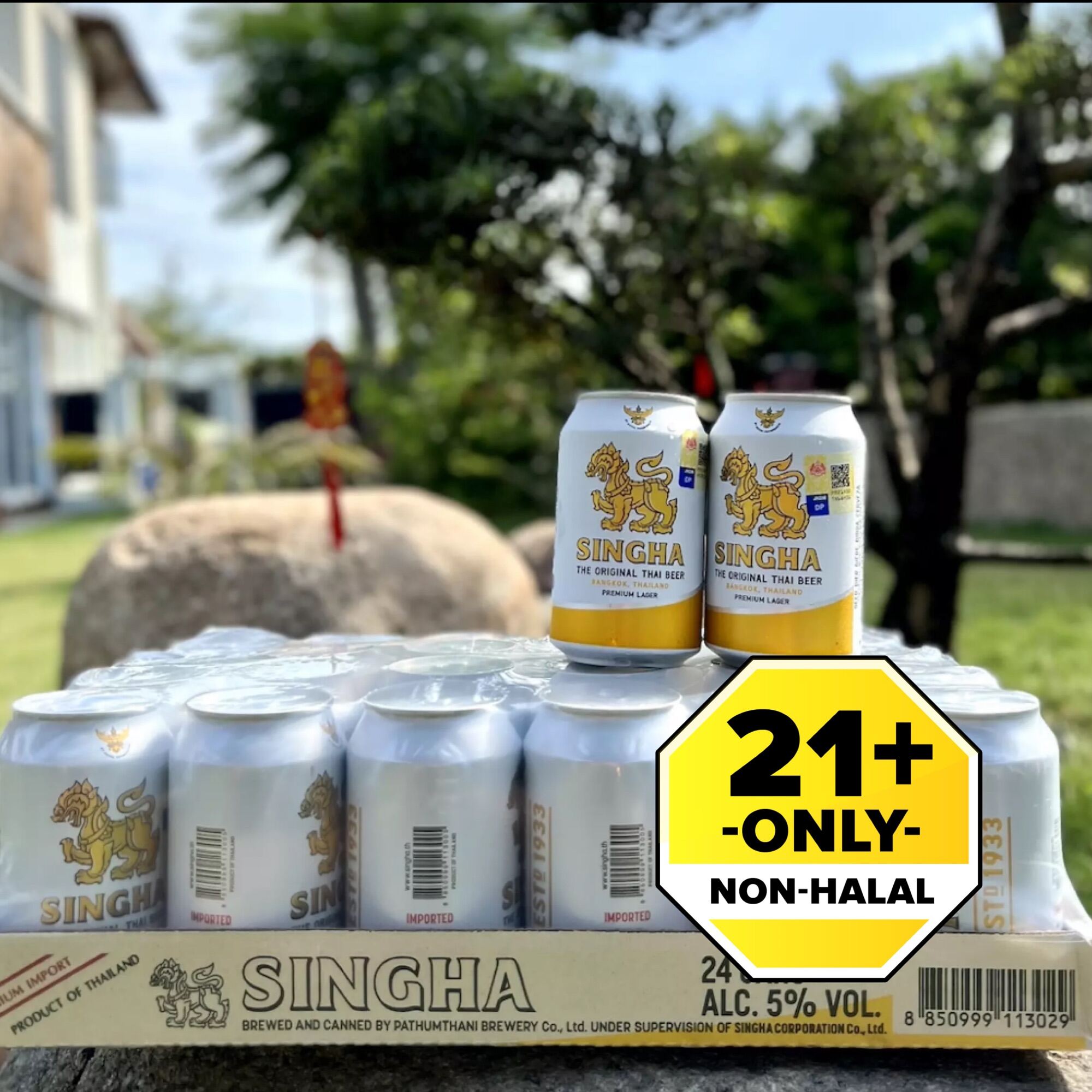 Singha The Original Thai Beer 5% 24x330ml | Lazada