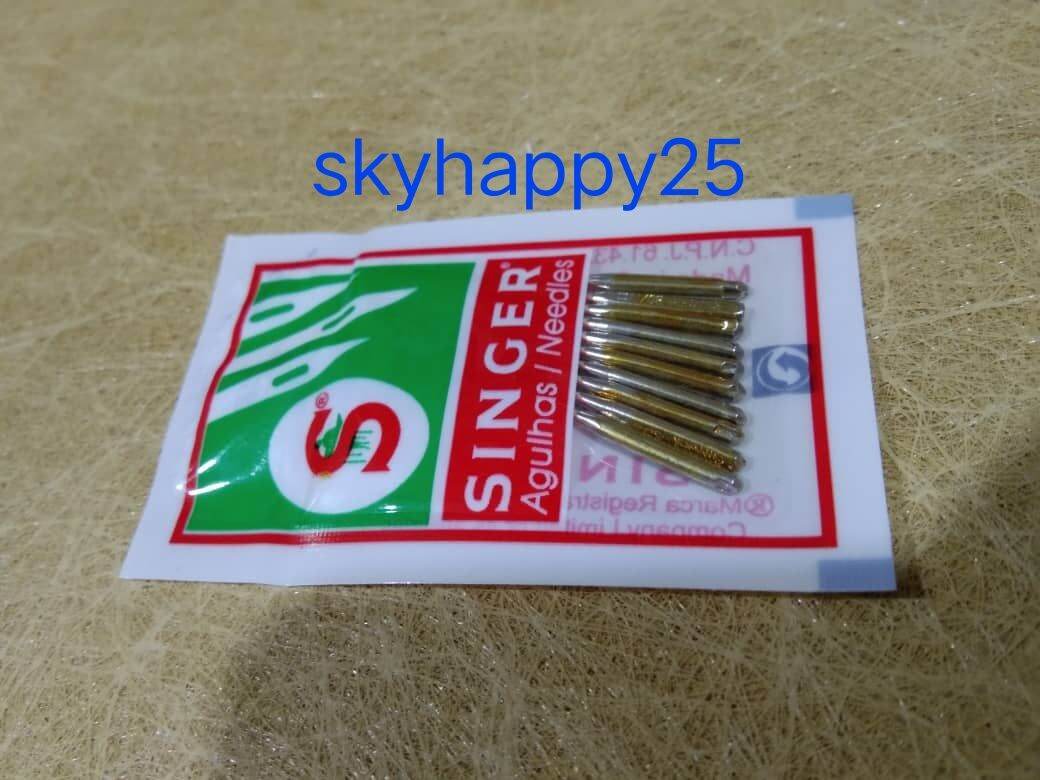 10pcs/pack - ORIGINAL Singer Sewing Needle / Jarum Jahit Portable ...