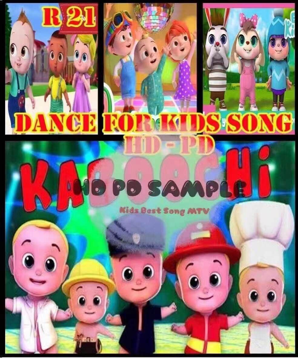 usb pendrive cartoon movies Dance for kids songs KABOOCHI | Lazada