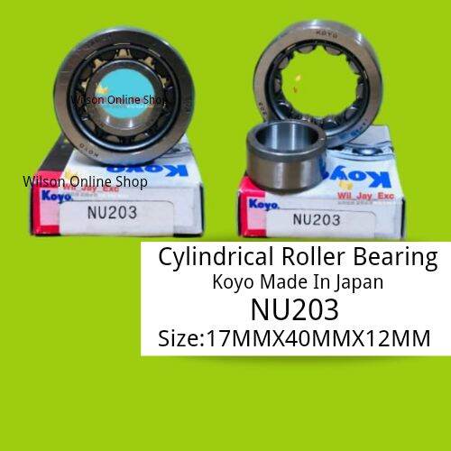 Koyo NU203, NU204 C3 , NU205 R Cylindrical Roller Bearing Koyo Made In ...