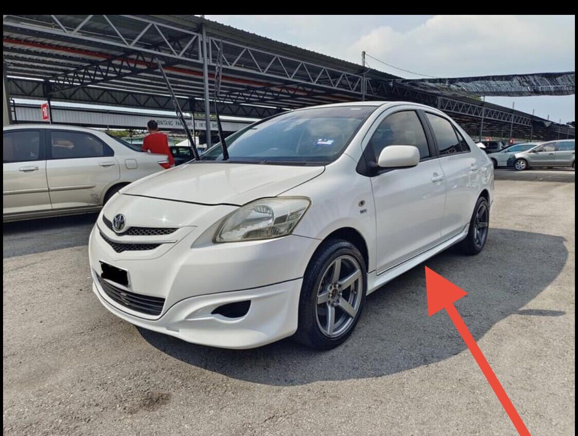 TOYOTA VIOS TRD SPORTIVO SIDE SKIRT PU | Lazada