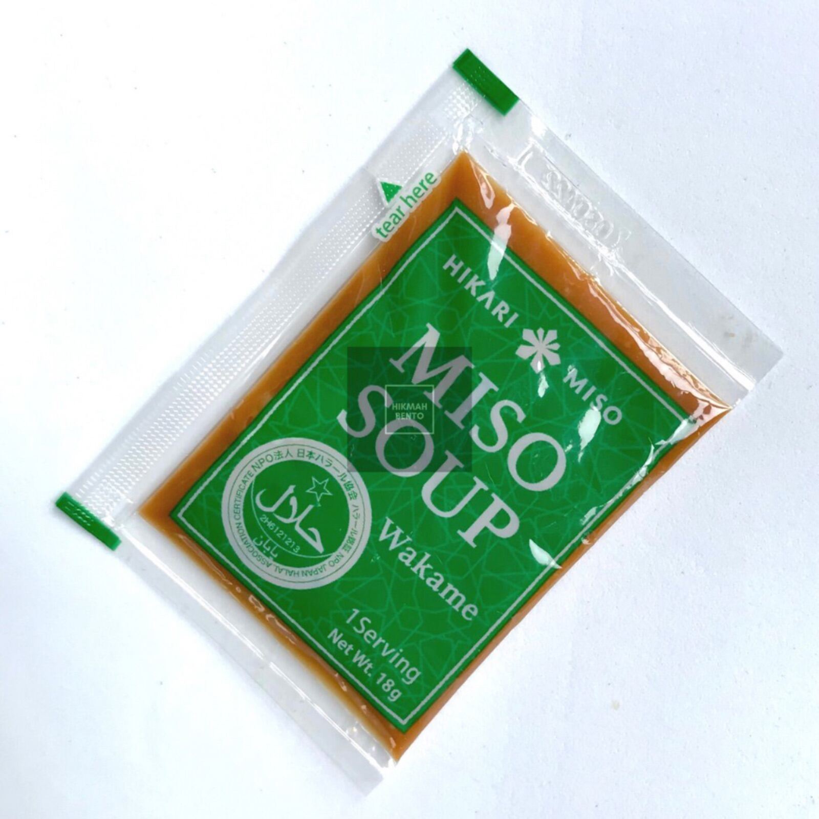 HALAL HIKARI Instant Miso Sachet with Wakame Seaweed 18g (10 sachets ...
