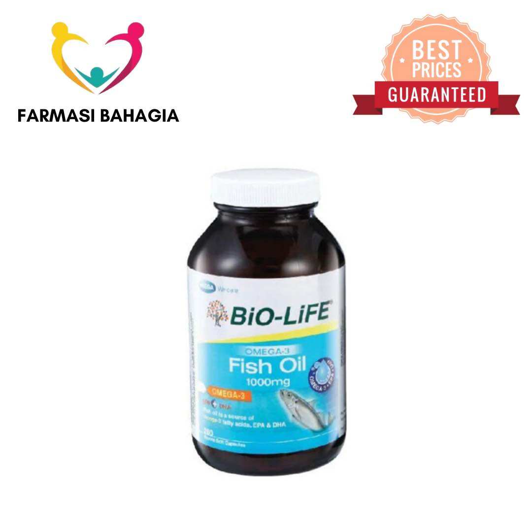 Bio-Life Omega-3 Fish Oil 1000mg (30’s / 200's / Twin Pack 2x200's ...
