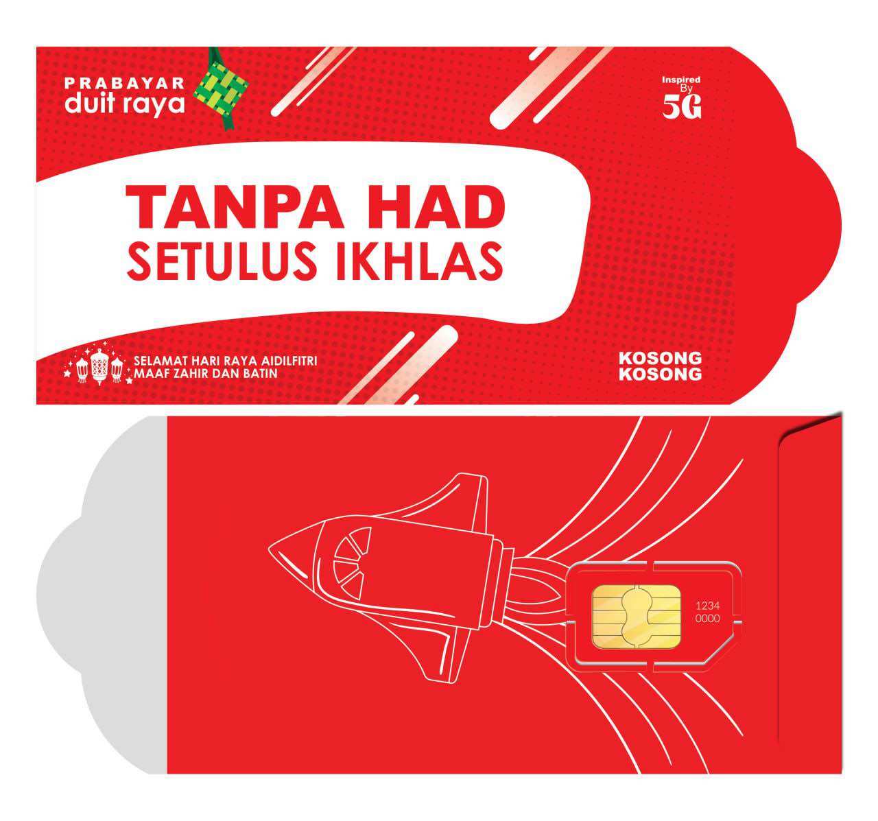 SAMPUL RAYA VIRAL DESIGN SIM CARD -10 pcs ready | Lazada