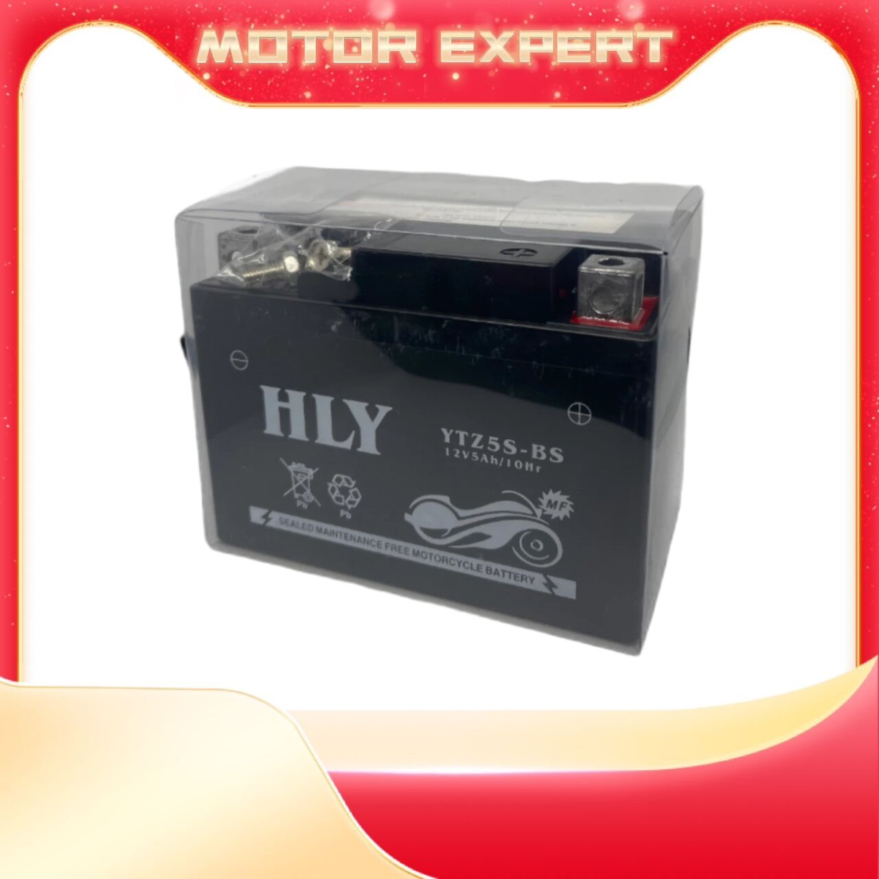 HLY YTZ5 BS RBTZ-5S DRY BATTERY BATERI M6 MEGA POWER RIDE 3.5Ah 50A 12V ...