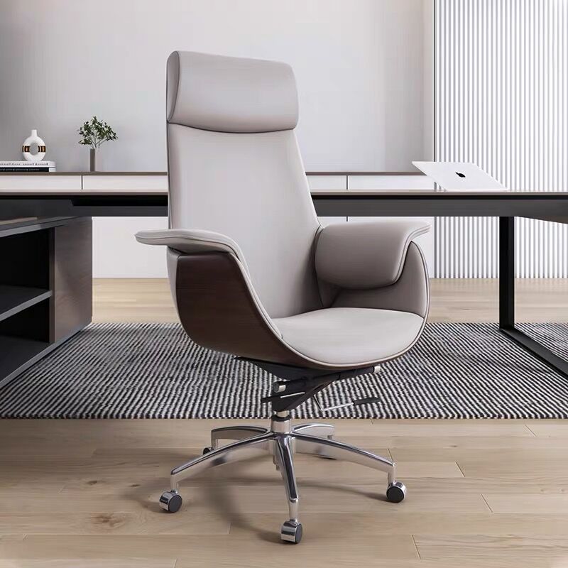 Modern Minimalist Boss Desk And Chair Set Executive Office Furniture ...