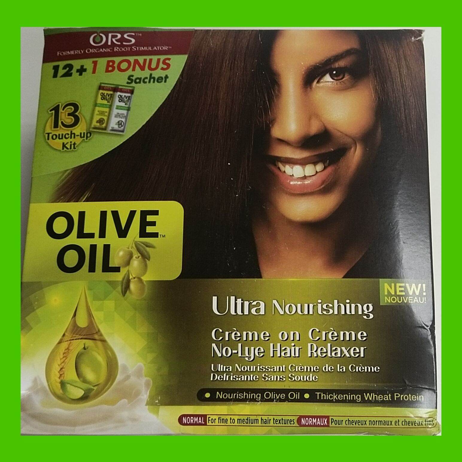 ORS Olive Oil No-Lye Hair Relaxer | New Look | Ultra Nourishing | 12 ...
