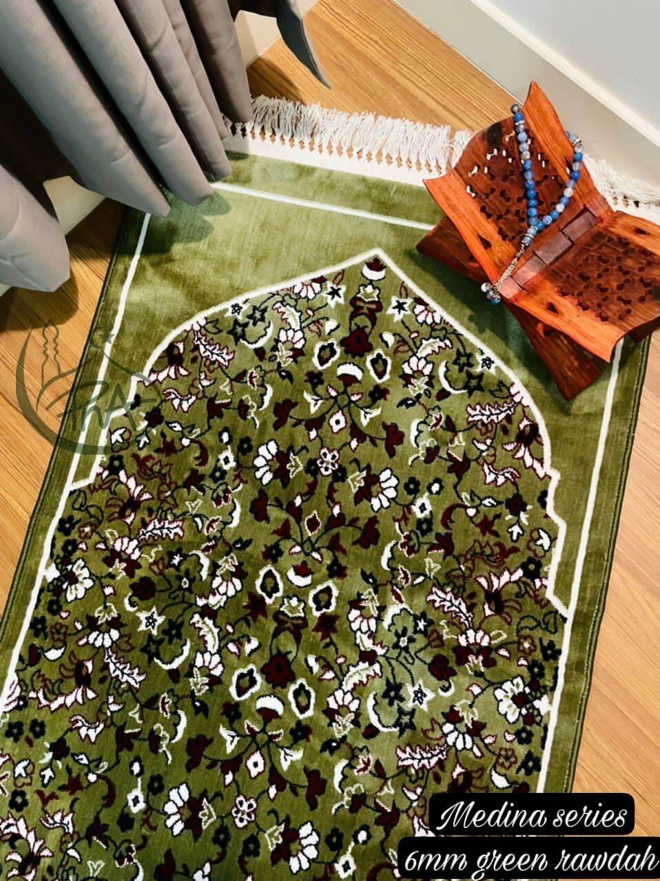 Sejadah Turki Raudhah Original Tebal 8MM Bunga Raudah Masjid Nabawi ...