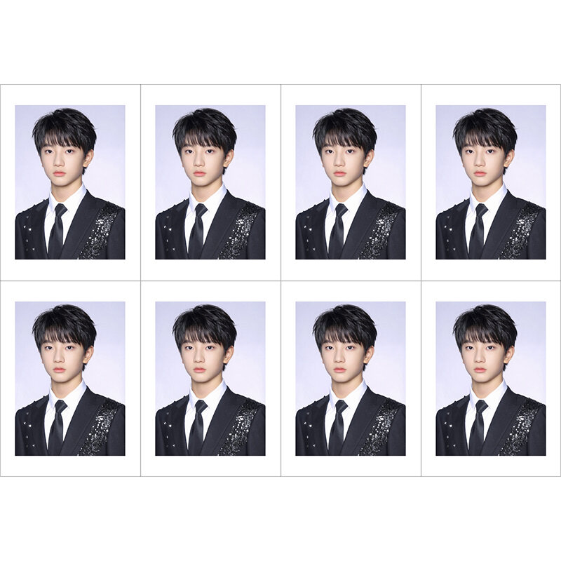 TF Family Third Generation Zhu Zhixin Zhang Zeyu Student ID Card One-Inch Photo Documentation ...
