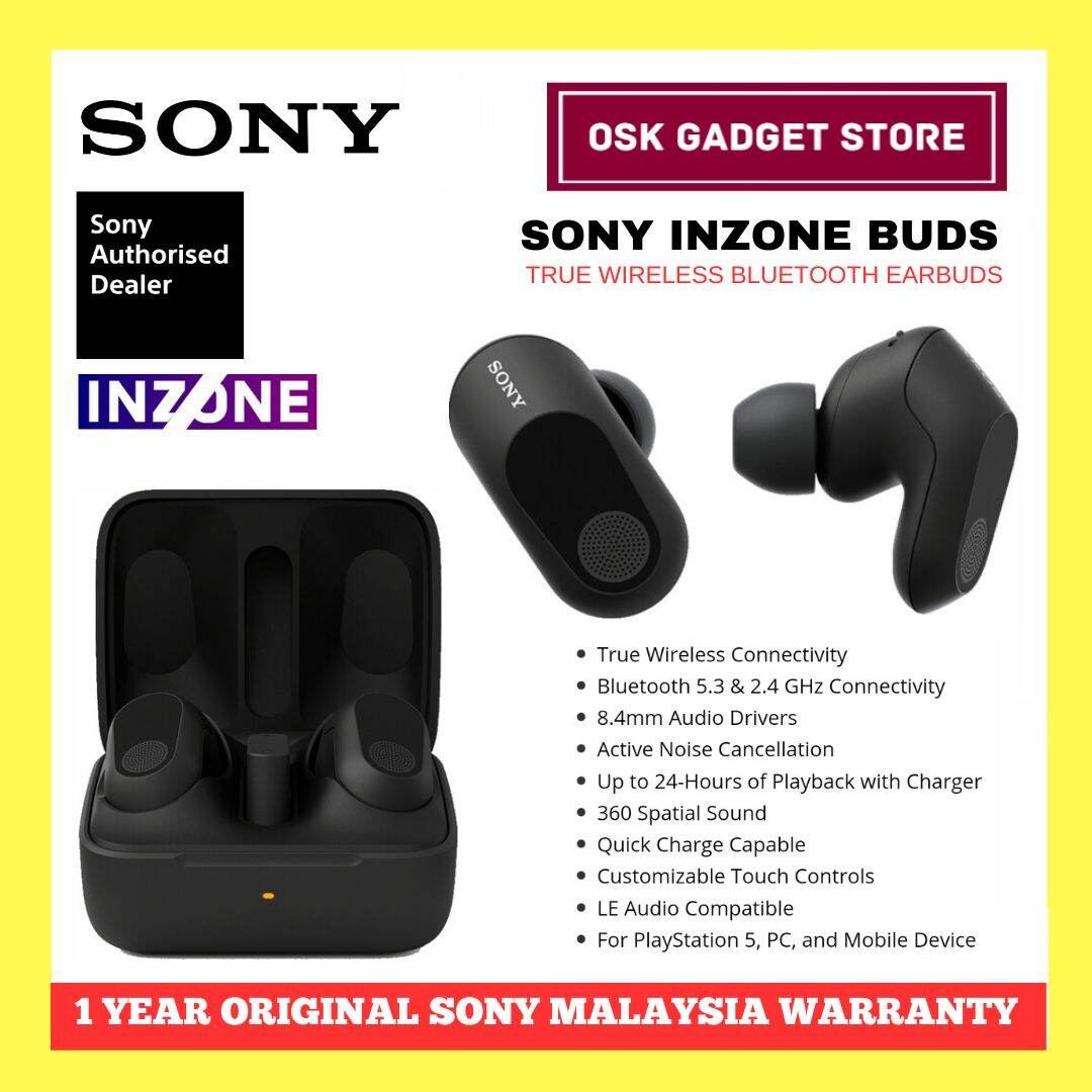 Sony WF-G700N INZONE BUDS Wireless Gaming Noise Cancelling Earbuds | 1 ...